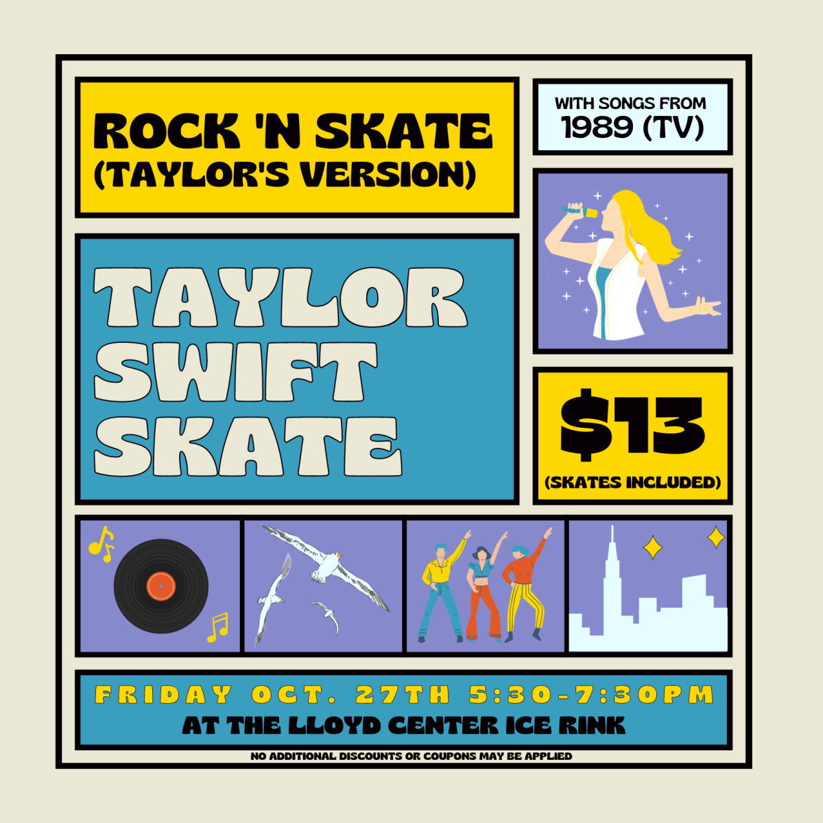 Lloyd Center Ice Taylor Swift Skate | Lloyd Center